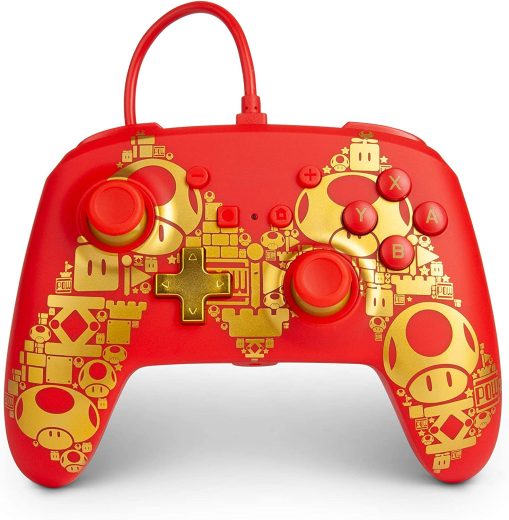 Controller Joystick Wired Nintendo Switch PowerA Mario Gold – MauroSPBR ...